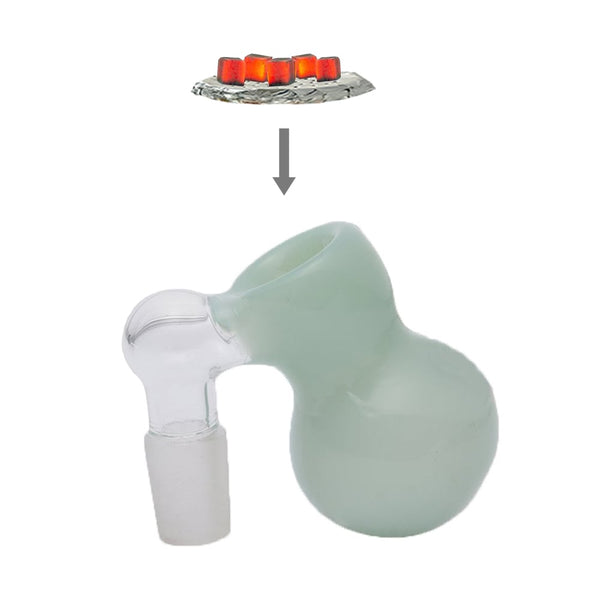 14mm Glass Round Shape Shisha Bowl Piece | Shisha Glass