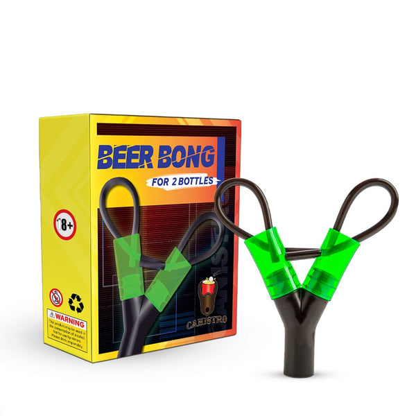 Beer Bong for 2 bottles | Shisha Glass
