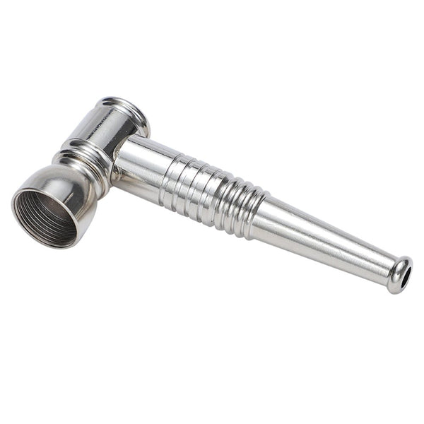 Dokha Electroplated Brass Smoking Pipe 8.6cm | Shisha Glass