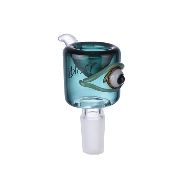 Dokha Eye Ball Drop Glass Cone Pipe 14mm | Shisha Glass