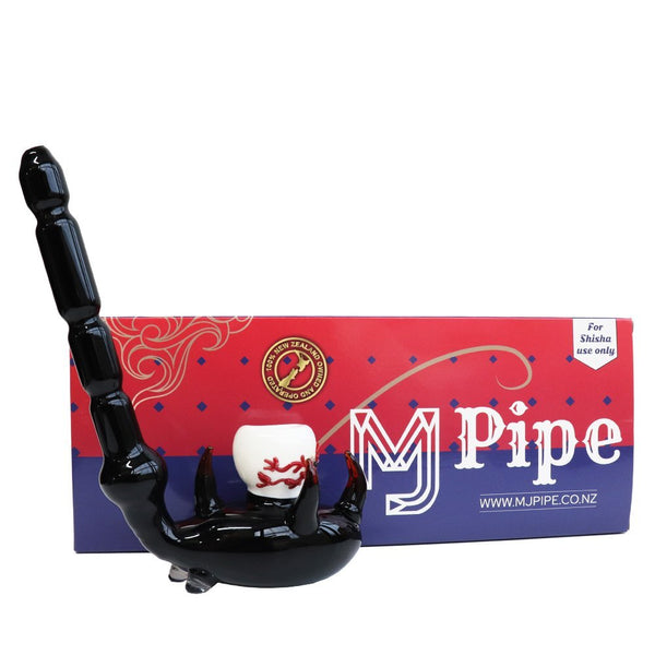 Glass Demon Eye Smoking Pipe 21cm | Shisha Glass