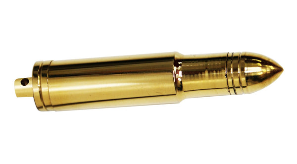 Metal Brass Bullet Smoking Pipe 3" | Shisha Glass