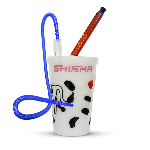 Milkshake Cup Glass Waterpipe 20.5cm | Shisha Glass