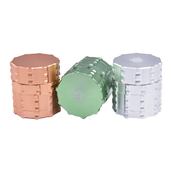 NBT Metal Stack Grinder 53mm 4xParts | Shisha Glass