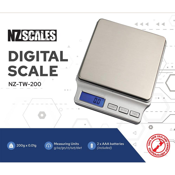 NZ Digital Scale NZ-TW-200 200 x 0.01g | Shisha Glass