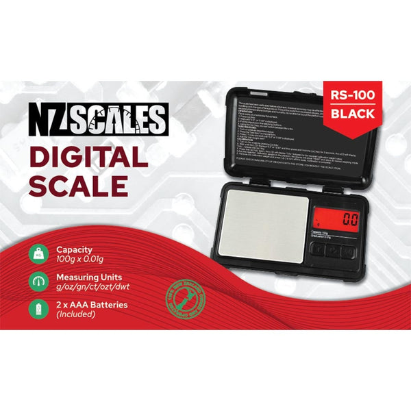 NZ Digital Scale RS-100 100 x 0.01g | Shisha Glass