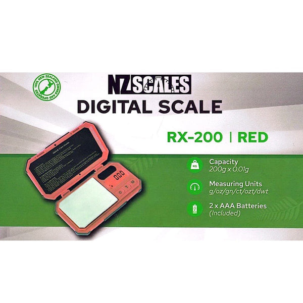 NZ Digital Scale RX-200 200 x 0.01g | Shisha Glass