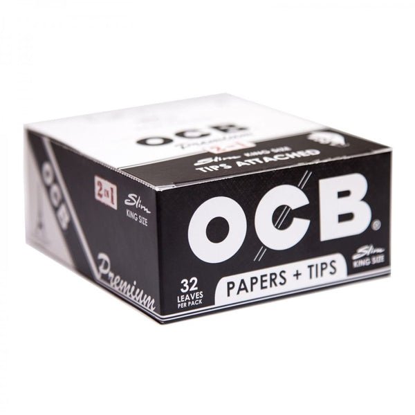 OCB premium KS Slim paper+tips | Shisha Glass