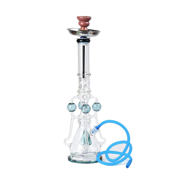 Pyramid V2 Glass Waterpipe with Percolator 55cm | Shisha Glass