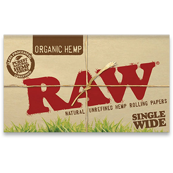 RAW Organic Paper Single Wide | Shisha Glass