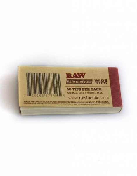 RAW Perforated Wide Tips | Shisha Glass