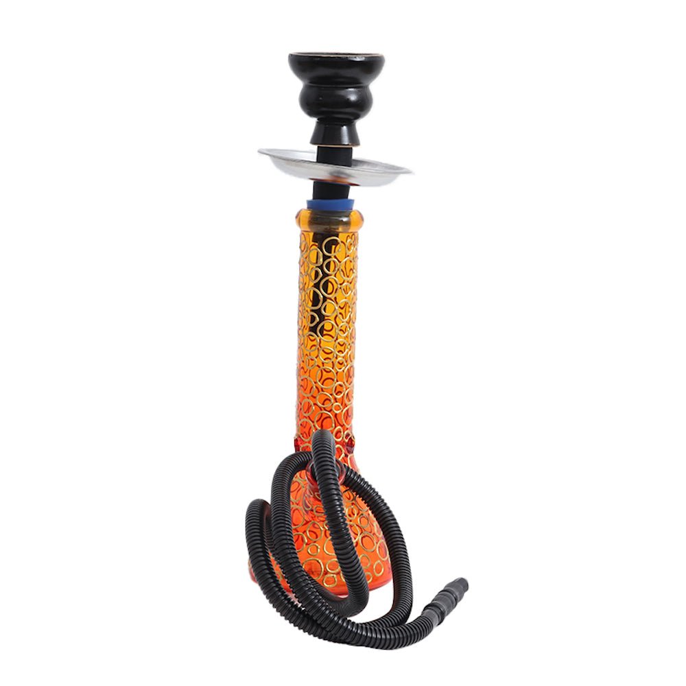 Shisha Glass Colored Rings Shisha Pipe 25cm | Shisha Glass