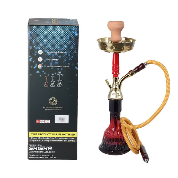 Shisha Hookah Metal EG-46 1xHose 50cm | Shisha Glass