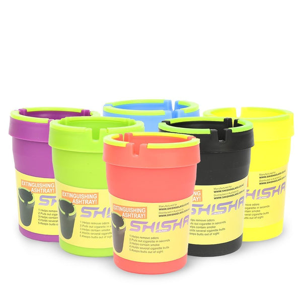 Shishaglass Bucket Extinguishing Silicon Ash Tray | Shisha Glass