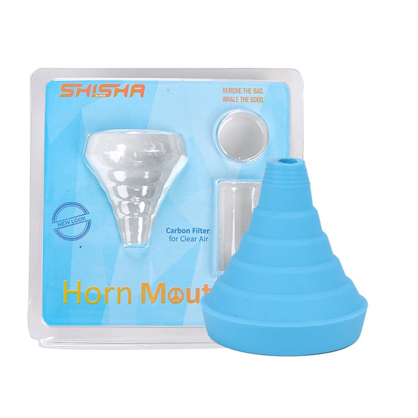 Shishaglass Horn Vase Mouthtip Carbon Filter | Shisha Glass