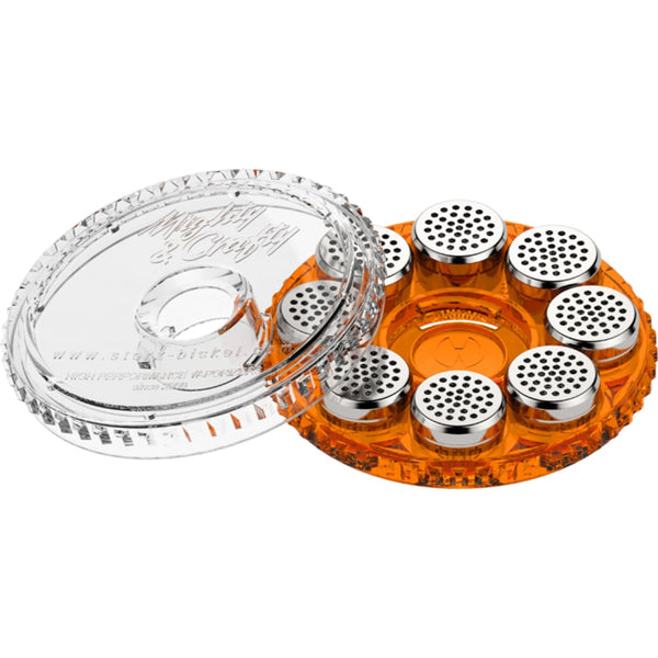 Volcano Magazine with 8 Drip Dosing Capsules | Shisha Glass