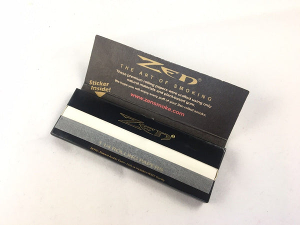 Zen Black 1 1/4 Hemp Papers | Shisha Glass
